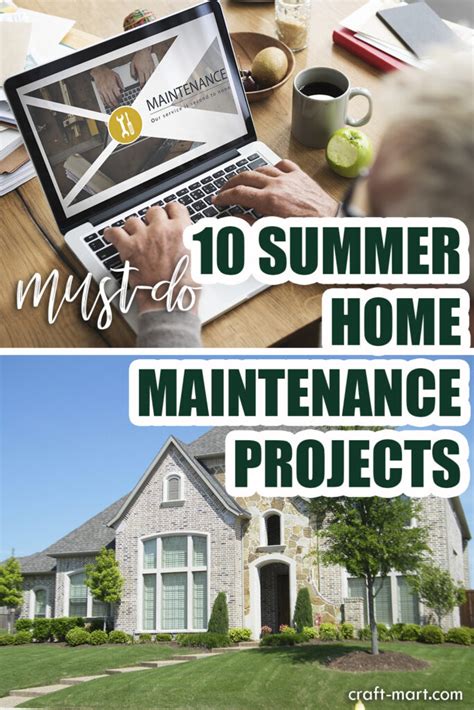10 Must Do Summer Home Maintenance Projects Craft Mart
