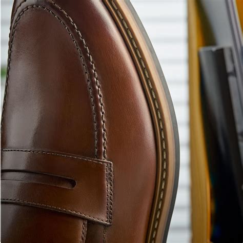 Mens Aldwin Step Mid Tan Leather Loafer Shoes