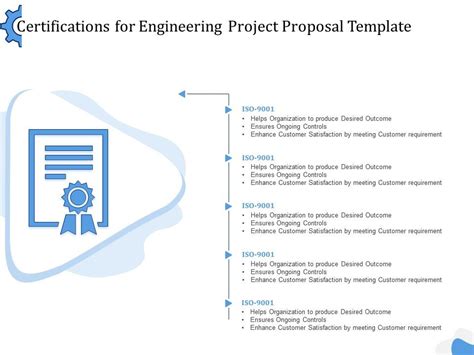 Certifications For Engineering Project Proposal Template Ppt Powerpoint Visuals Presentation