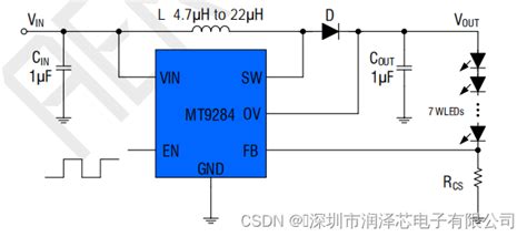 （航天民芯）代理 Mt9284bs6 Sot 23 6 Led驱动mt9284应用电路 Csdn博客