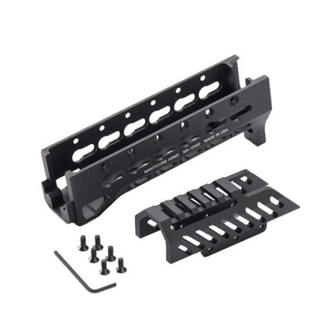 Manticore Arms Alpha Mini Draco Rail Black Keymod Lower And Upper