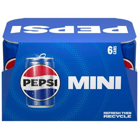 Pepsi Prebiotic Cola Soda Pop 12 Fl Oz 8 Pack Cans