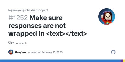 make sure responses are not wrapped in · issue 1252 · logancyang