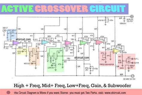 Efficient Three Way Crossover Circuit Diagram