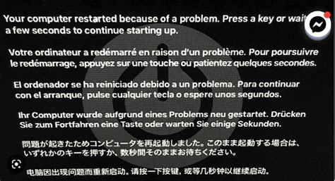 Your Computer Restarted Because Of A Problem Mac Simplymac