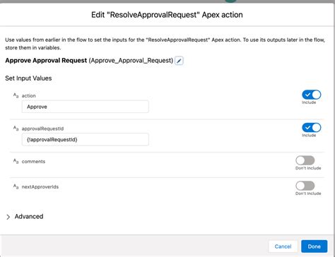 Use Flow To Approve Reject And Cancel Approval Processes Unofficialsf