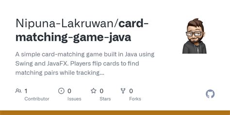 GitHub Nipuna Lakruwan Card Matching Game Java
