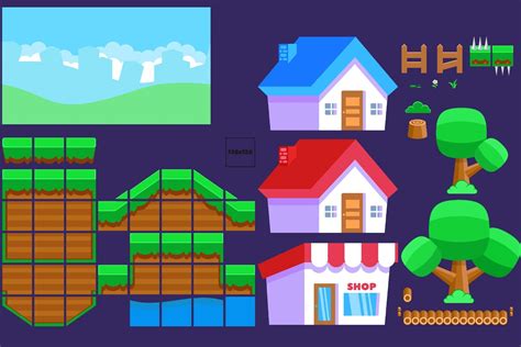 Artstation Platform Game Assets Game Assets