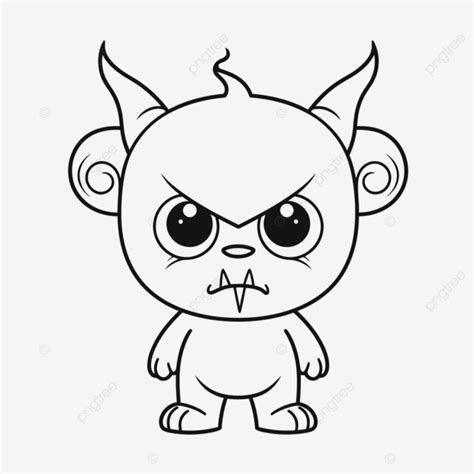작은 무서운 악마 색칠 페이지 개요 스케치 드로잉 벡터 사탄의 그림 사탄의 개요 사탄의 스케치 Png 일러스트 및 벡터 에 대한 무료 다운로드 Pngtree