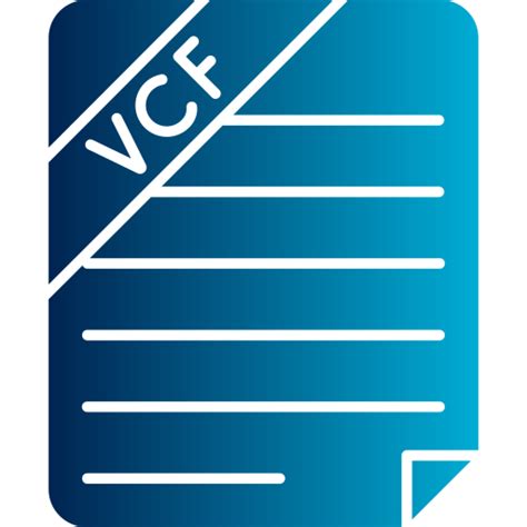 Vcf File Generic Gradient Fill Icon