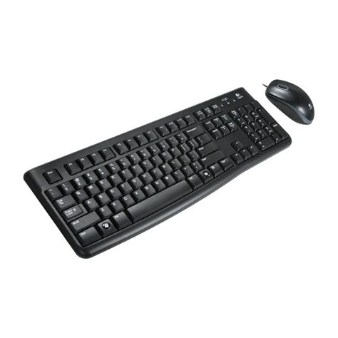 Logitech Mk120 Combo Wired Usb Keyboard And Mouse Jungle Lk
