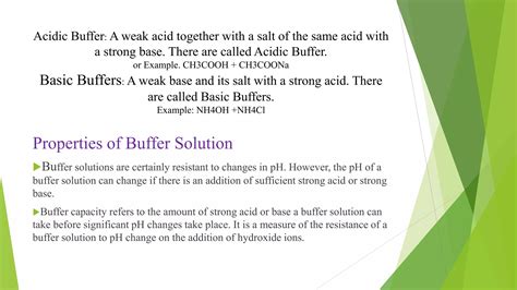 presentation Buffer solution | PPTX | Chemistry | Science