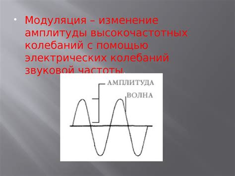 Модуляция. Способы и типы модуляции - презентация онлайн