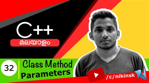 32 C Class Method And Parameters Malayalam Tutorial Youtube