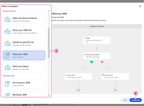 Create An Automation Path With A Pre Built Template