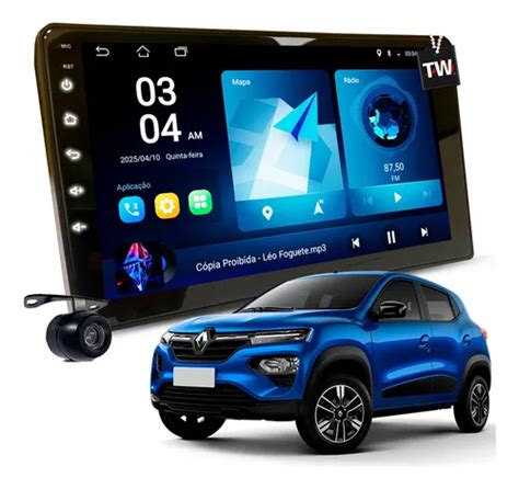 Kit Multimídia Carplay Sem Fio Kwid 2017 À 2026 9 Polegadas Parcelamento Sem Juros