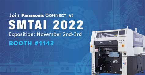 Panasonic Connect Process Automation On Linkedin Next Week Well Be At The 2022 Smta