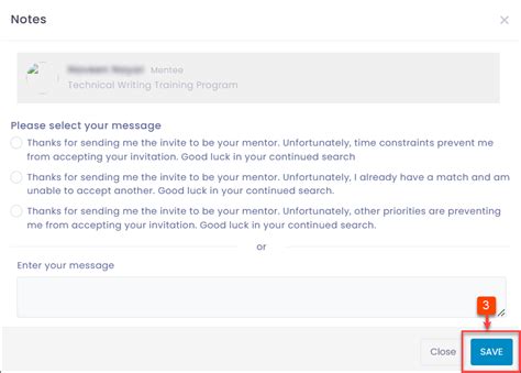 accept decline mentee request mentoring complete