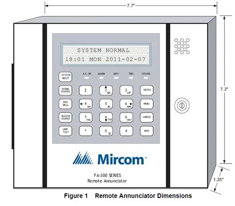 Mircom Ram 300lcd Series Remote Annunciator Instruction Manual Mircom Ram 300lcd Series Remote Annunciator Instruction Manual