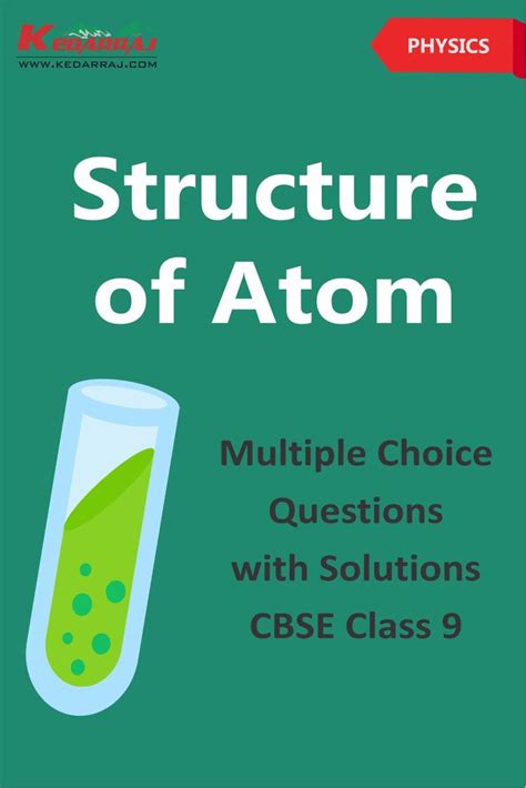 Structure Of Atom Class 9 Mcq With Solutions Science Atomic Structure Solutions Class