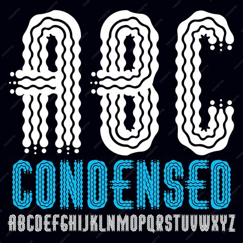 멋진 디스코 벡터 자본 영어 알파벳 문자 Abc 격리의 집합입니다 둥근 굵은 압축 글꼴 레트로 포스터 디자인 요소로 사용하기 위한 타이프 스크립트 흐르는 듯한