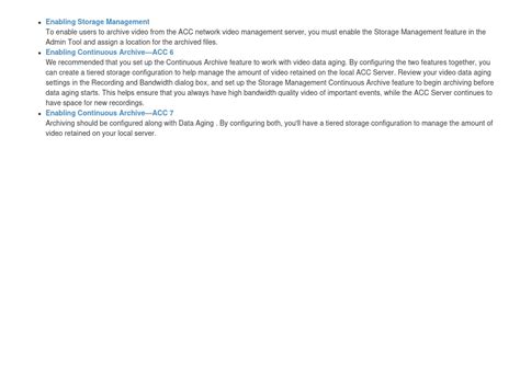 Acc System Archiving Configuration Best Practices—dell Emc Storage With The Avigilon Control
