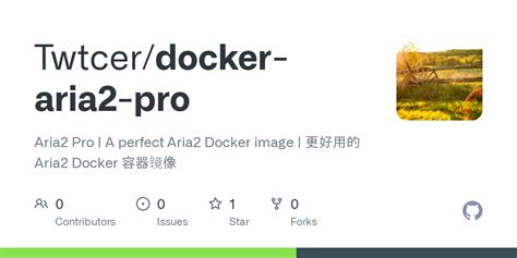 Github Twtcerdocker Aria2 Pro Aria2 Pro A Perfect Aria2 Docker Image 更好用的 Aria2 Docker 容器镜像