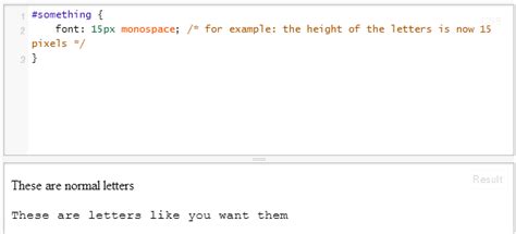 How Do I Set The Width And Height Of A Character In Css Stack Overflow