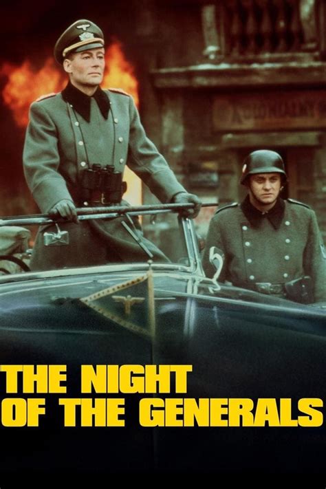 The Night Of The Generals 1967 Posters — The Movie Database Tmdb