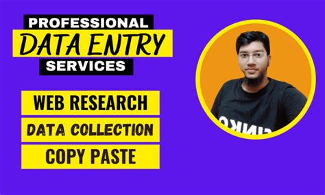 Do Web Research Data Collection Copy Paste Excel Data Entry By