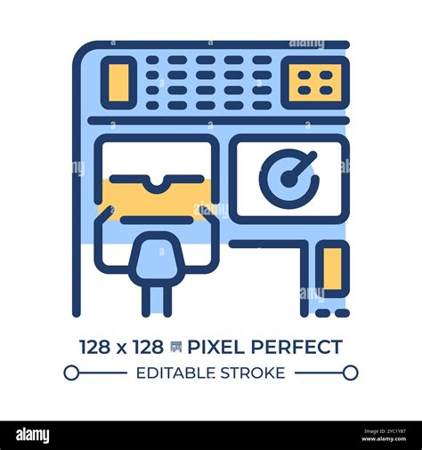 Aircraft Cockpit Rgb Color Icon Stock Vector Image And Art Alamy