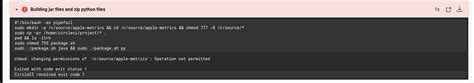 Permission Denied Linux Machine Executor Build Environment Circleci