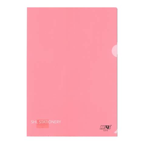 Aplus Pvc A4 Colour L Shape Holder Semi Transparency Document Holder File E310 Shopee Malaysia