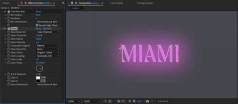 Comment obtenir un effet néon étonnant dans After Effects