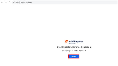 Get An Embed Code Of Report From Bold Reports Cloud