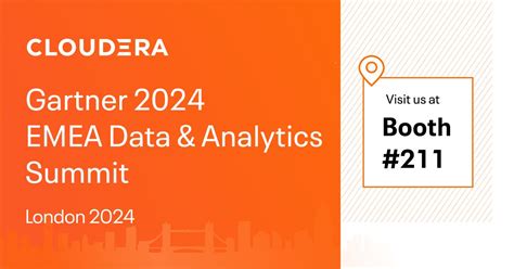 Well See You At The Gartner Data And Analytics Summit Cloudera Blog