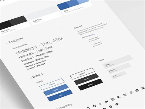 Ux Style Guide Template