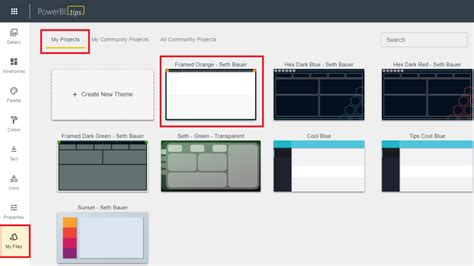 Theme Generator PowerBI Tips