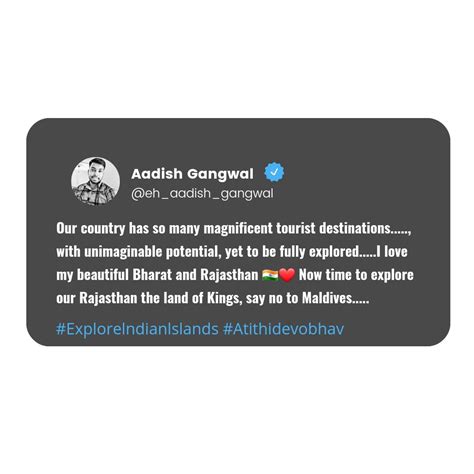 aadish jain on linkedin exploreindianislands atithidevobhava