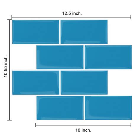 Rectangular Lattice Solid Color Self Adhesive Wall Vicedeal