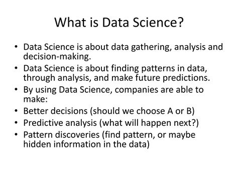 Introduction To Data Science Presentation Ppt