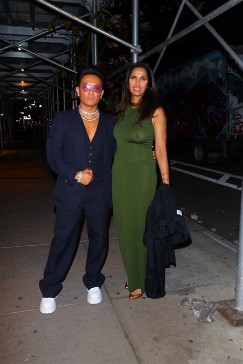 Padma Lakshmi Braless In See Through Dress At Cfda Photos