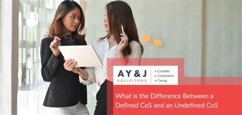 Defined Vs Undefined Cos Key Differences