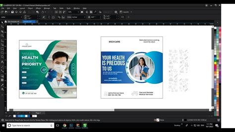 Medical Social Media Ads Design Using Coreldraw Ahsan Sabri Youtube