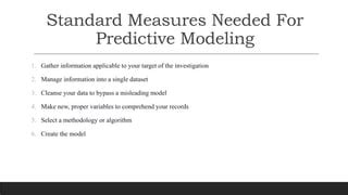 Predictive Modeling Procedure PPT