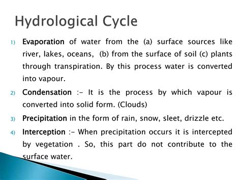 Introduction To Hydrology PPTX