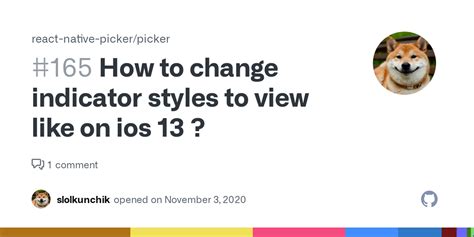 How To Change Indicator Styles To View Like On Ios Issue React Native Picker