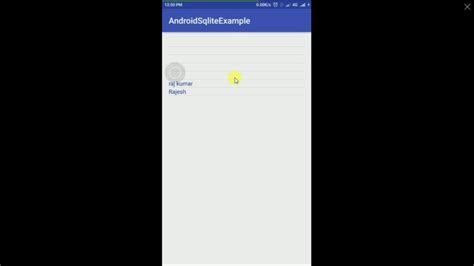 Android Cursoradapter Listview Widget Wintech Tutorials