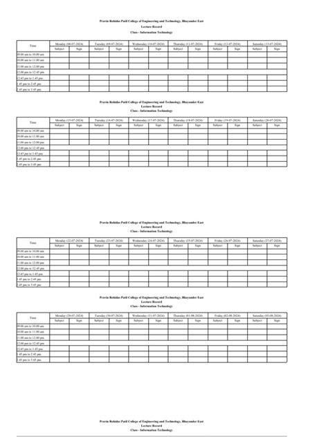 Diploma Time Table Format Pdf Technology And Engineering Diploma Time Table Format Pdf Technology And Engineering