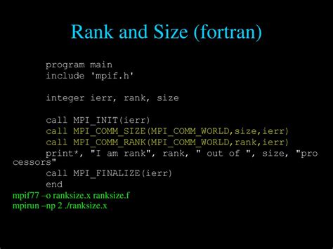 Introduction To Message Passing Interface Ppt Download